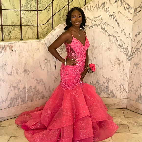 Dresses | Beautiful Pink Prom Dress With Train | Poshmark